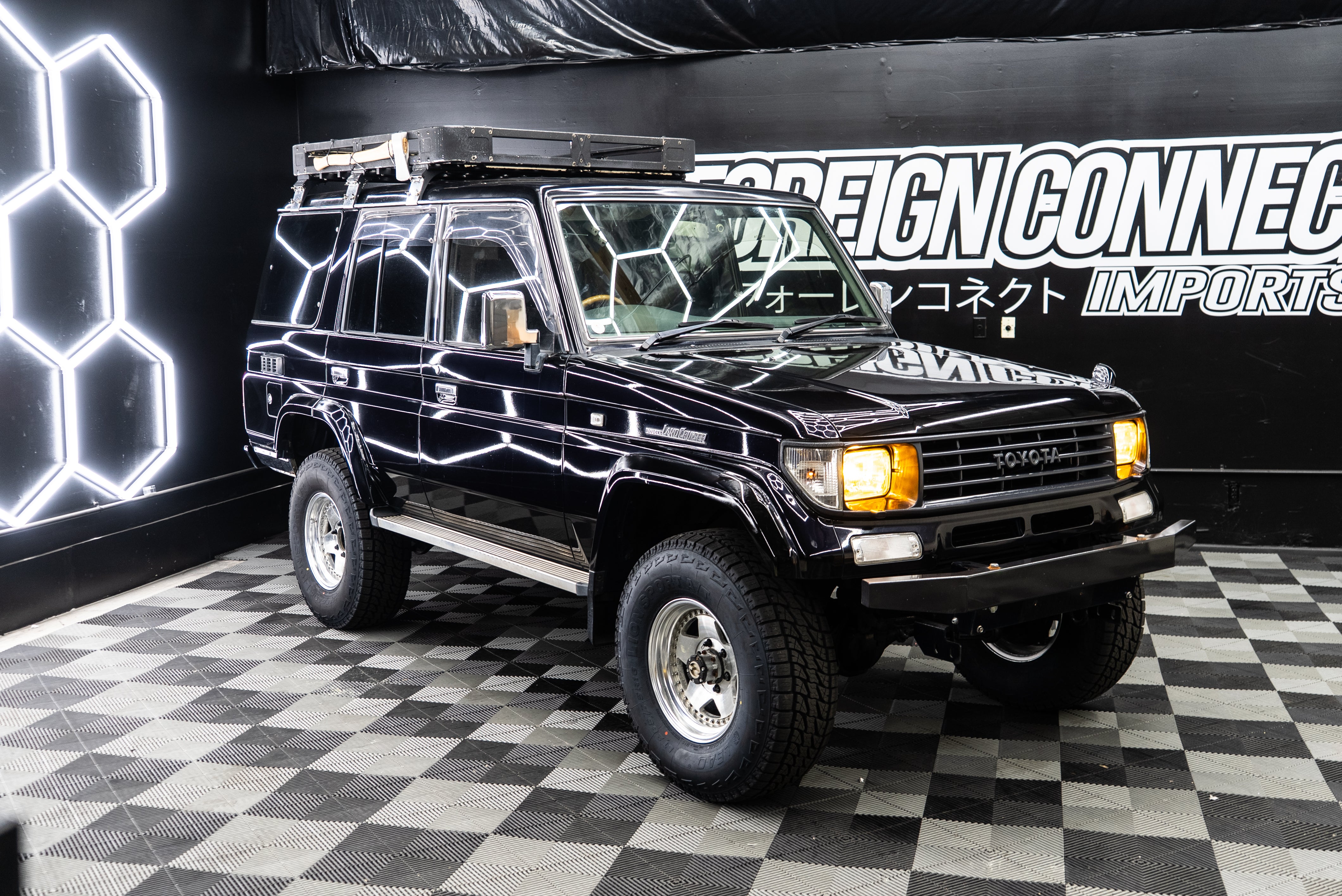 1996 Toyota Land Cruiser Prado KZJ78 — Black 1KZ Turbo Diesel 🇯🇵 – Foreign Connect